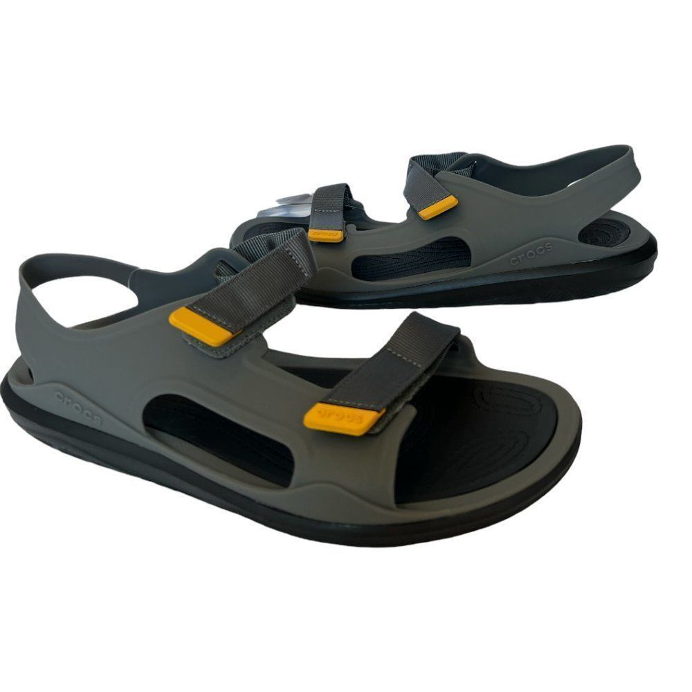 New Crocs Men's Swiftwater Molded Expedition Open Toe… - Gem